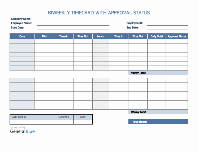 Timesheet Templates