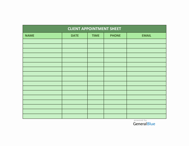 Appointment Templates