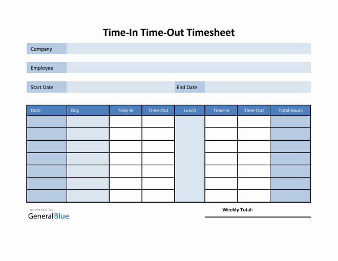 Timesheet Templates