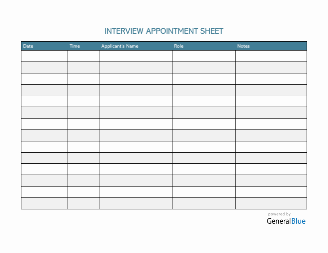 Appointment Templates