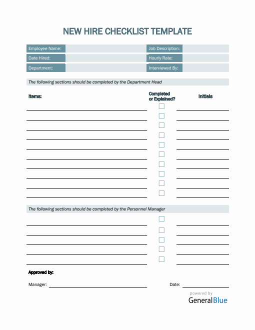 Checklist Templates