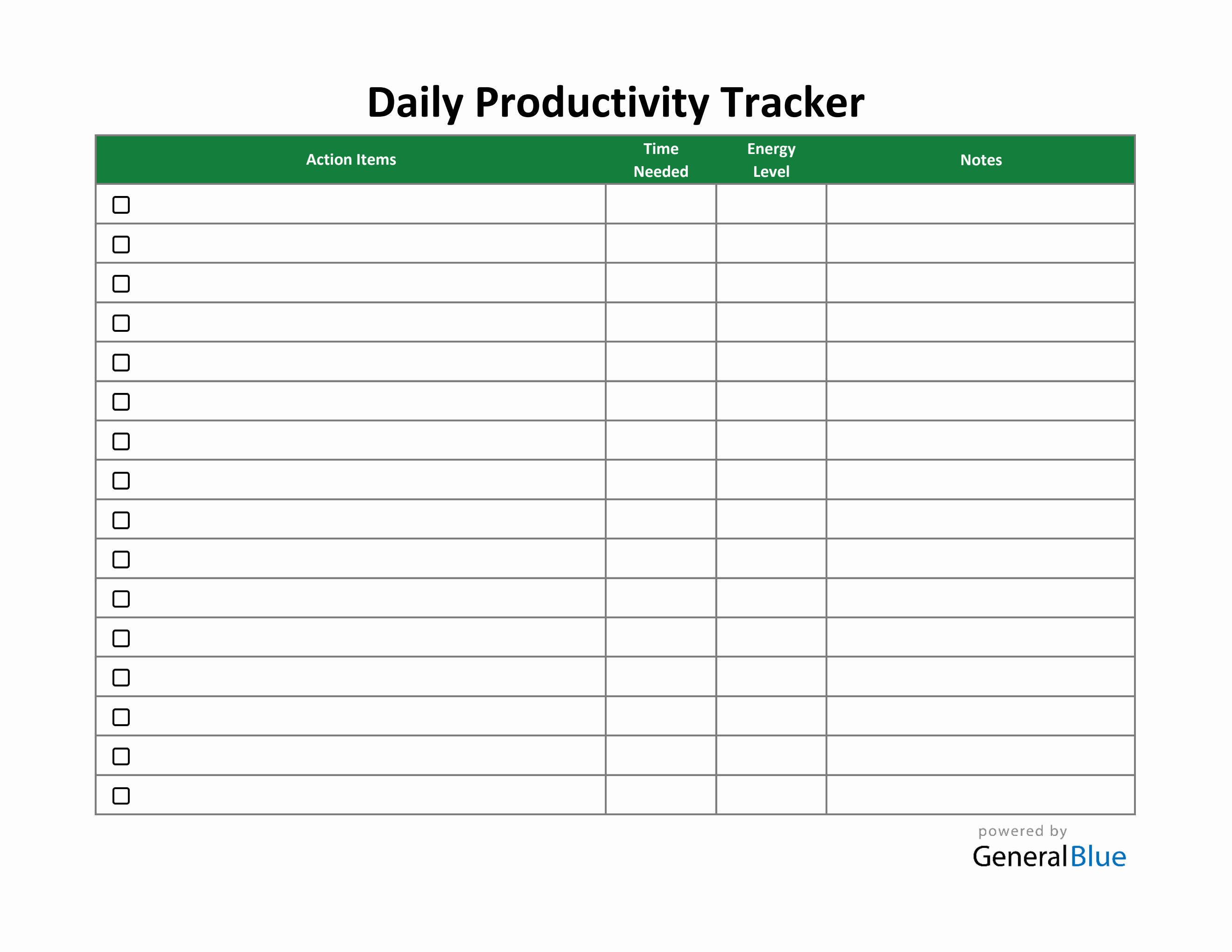 Action List Templates