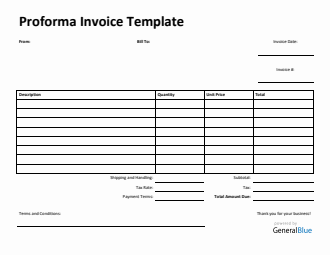 Construction Invoice Template in Word (Basic)