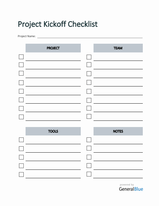 Checklist Templates