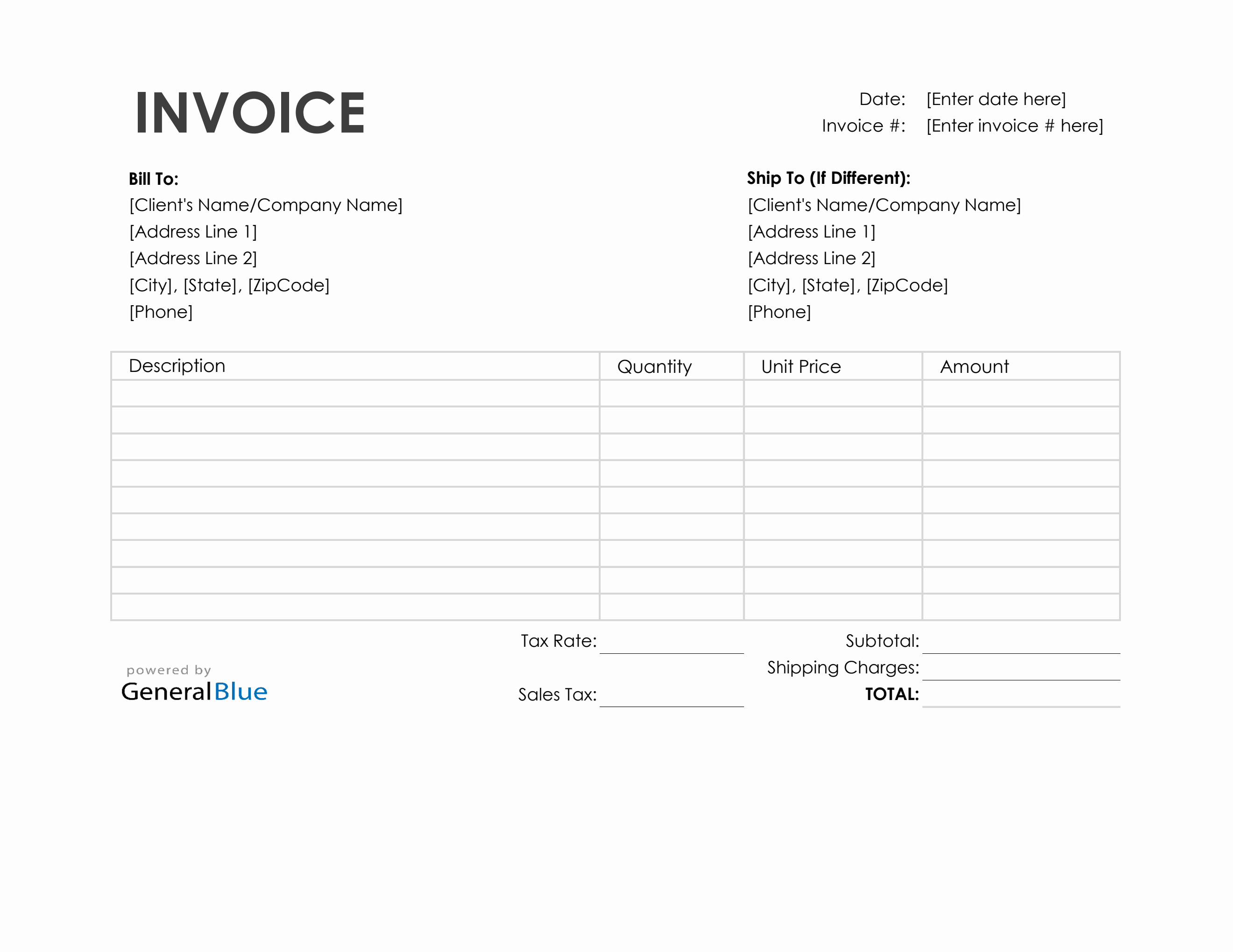 Purchase Invoice In Excel Simple 