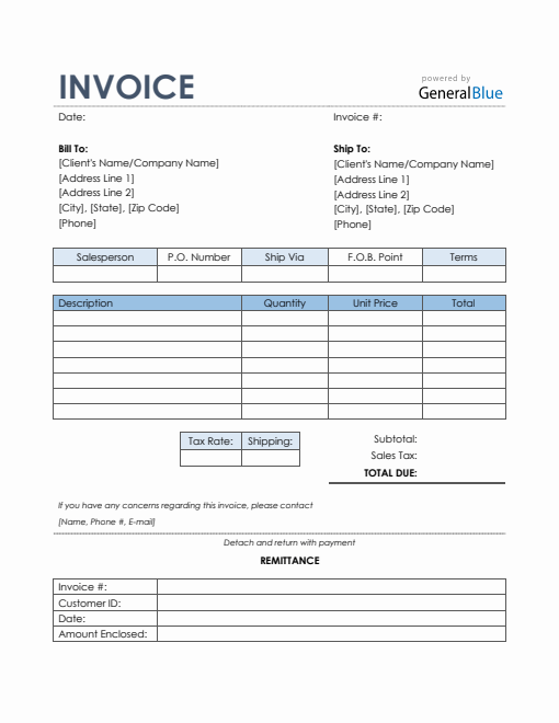 Invoice Templates