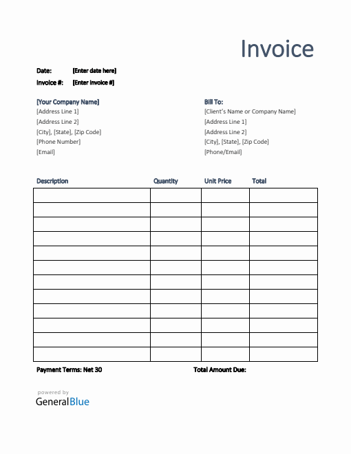 Invoice Templates