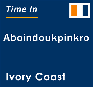 Current Local Time in Aboindoukpinkro, Ivory Coast