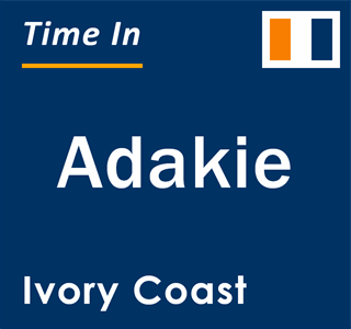 Current Local Time in Adakie, Ivory Coast