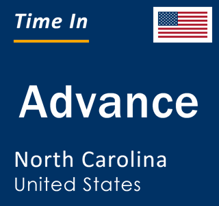 Current Local Time in Advance, North Carolina, United States