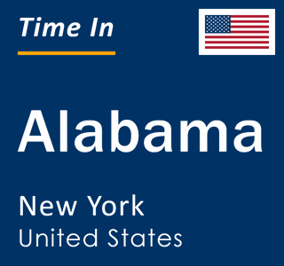 Current Local Time in Alabama, New York, United States