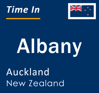 Current Local Time in Albany, Auckland, New Zealand