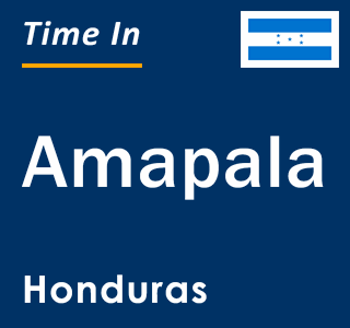Current Local Time in Amapala, Honduras