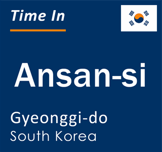 Current Local Time in Ansan-si, Gyeonggi-do, South Korea