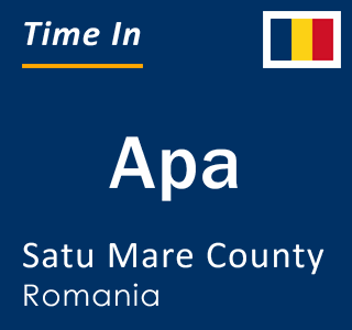 Current Local Time in Apa, Satu Mare County, Romania