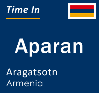 Current Local Time in Aparan, Aragatsotn, Armenia