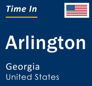 Current Local Time in Arlington, Georgia, United States