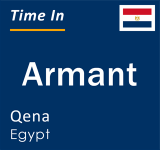 Current Local Time in Armant, Qena, Egypt