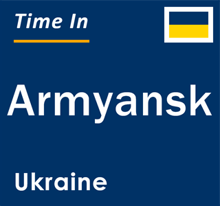 Current Local Time in Armyansk, Ukraine