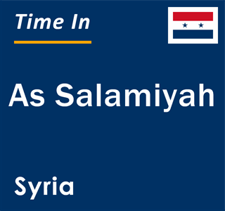 Current Local Time in As Salamiyah, Syria