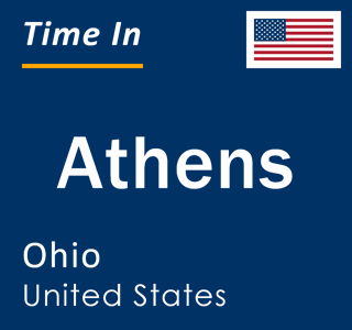 Current Local Time in Athens, Ohio, United States