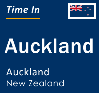 Current Local Time in Auckland, Auckland, New Zealand