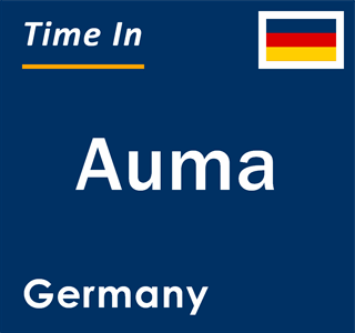 Current Local Time in Auma, Germany