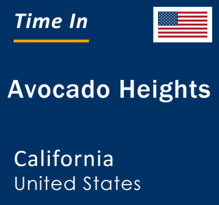 Current Weather Forecast | Avocado Heights, California, United States