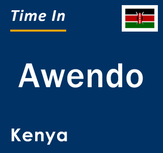 Current Local Time in Awendo, Kenya