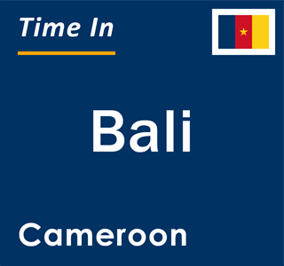Current Local Time in Bali, Cameroon