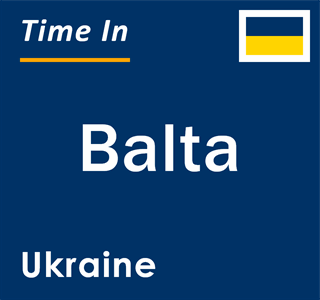 Current Local Time in Balta, Ukraine