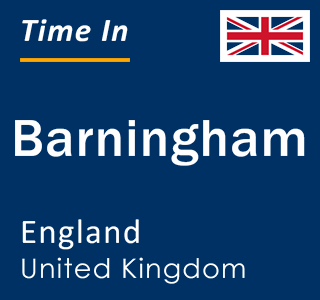 Current Local Time in Barningham, England, United Kingdom