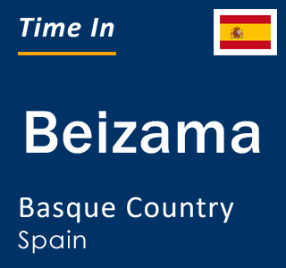 Current Local Time in Beizama, Basque Country, Spain