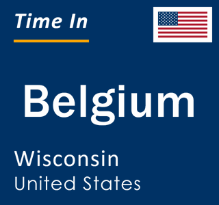Current Local Time in Belgium, Wisconsin, United States