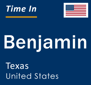 Current Local Time in Benjamin, Texas, United States