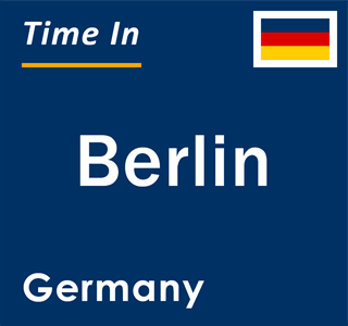 Current Local Time in Berlin, Germany