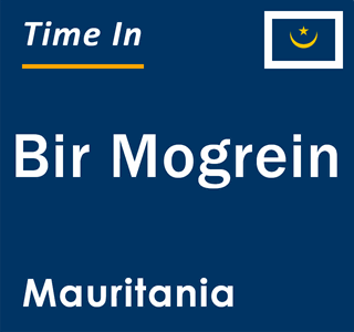 Current Local Time in Bir Mogrein, Mauritania