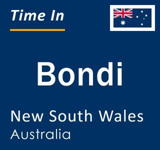 Current Local Time in Bondi, New South Wales, Australia
