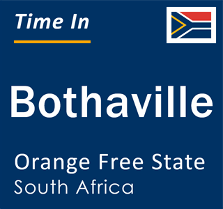 Current Local Time in Bothaville, Orange Free State, South Africa