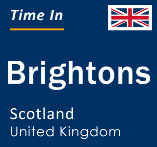 Current Local Time in Brightons, Scotland, United Kingdom