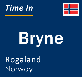 Current Local Time in Bryne, Rogaland, Norway