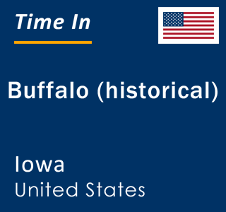 Current Local Time in Buffalo (historical), Iowa, United States