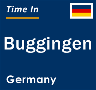 Current Local Time in Buggingen, Germany