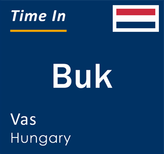 Current Local Time in Buk, Vas, Hungary