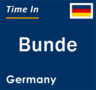 Current Local Time in Bunde, Germany