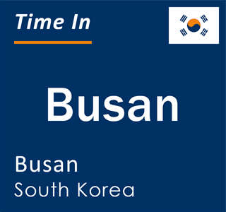 Current Local Time in Busan, Busan, South Korea