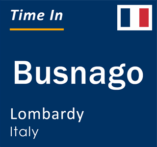 Current Local Time in Busnago, Lombardy, Italy