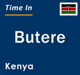 Current Local Time in Butere, Kenya