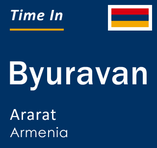 Current Local Time in Byuravan, Ararat, Armenia