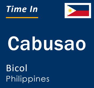 Current Local Time in Cabusao, Bicol, Philippines